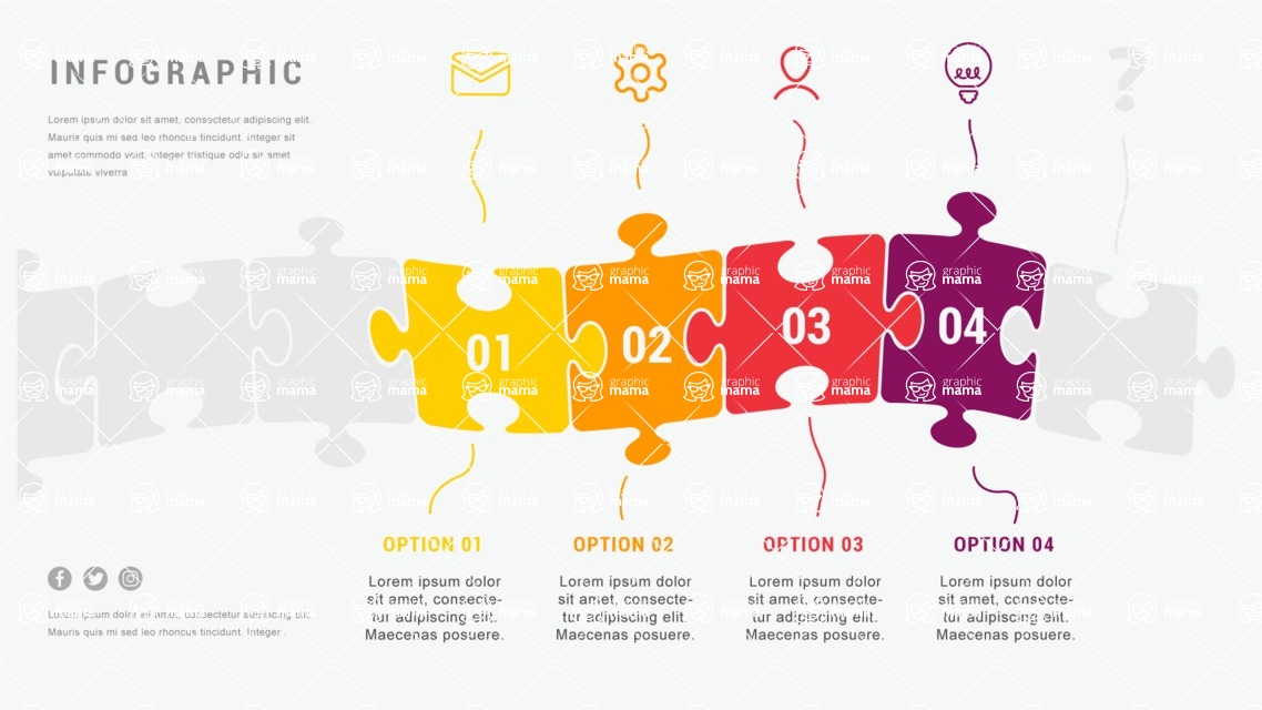 Ultimate Infographic Template Collection / 4 Puzzle Infographic ...