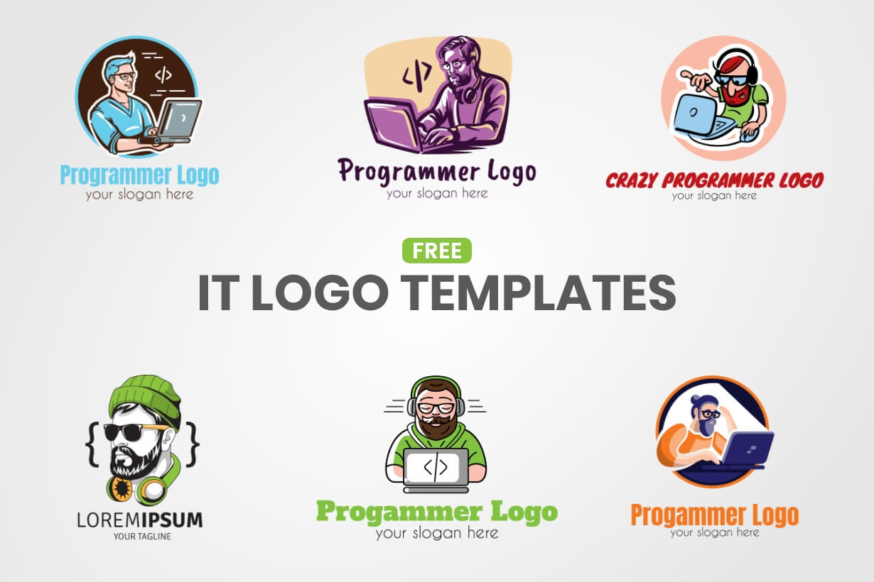 7 Free IT Logo Templates | GraphicMama