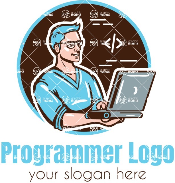 7 Free IT Logo Templates / Free IT Logo Template 3 | GraphicMama