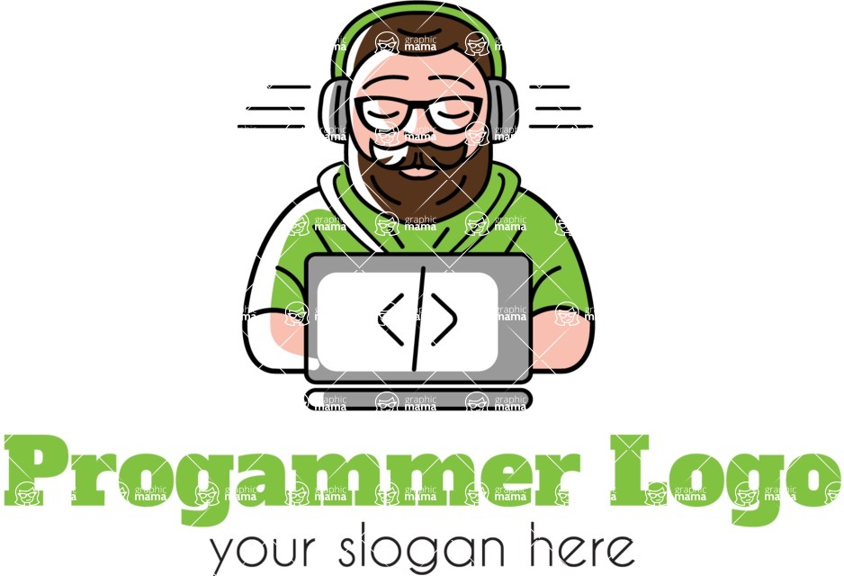 7 Free IT Logo Templates / Free IT Logo Template 6 | GraphicMama