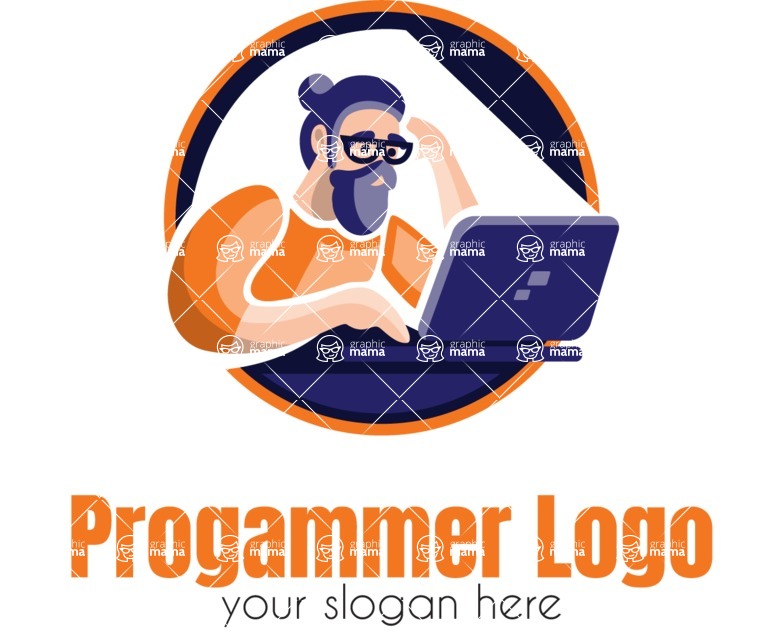 7 Free IT Logo Templates / Free IT Logo Template 7 | GraphicMama