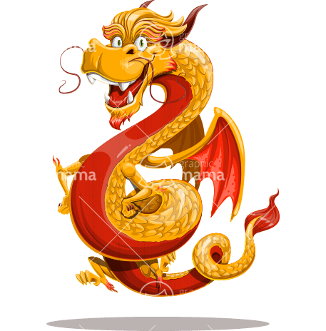 Japanese Dragon Character Animator Puppet | GraphicMama